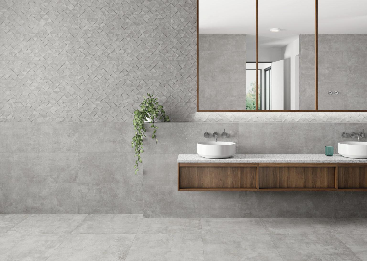 How To Choose Large Grey Bathroom Floor Tiles