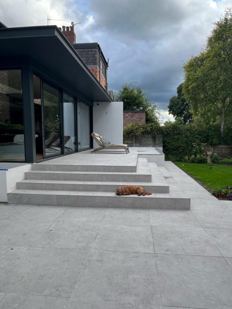 Metro Silver Large Format External Tiles | The TilePortfolio