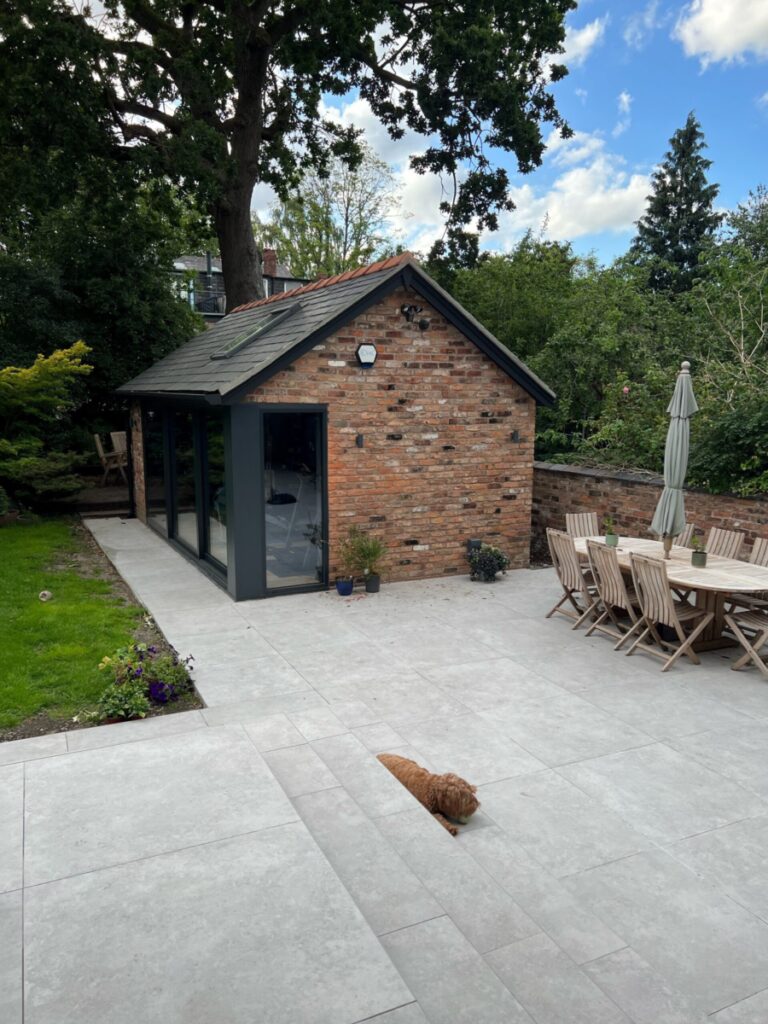 Metro Silver Large Format External Tiles | The TilePortfolio